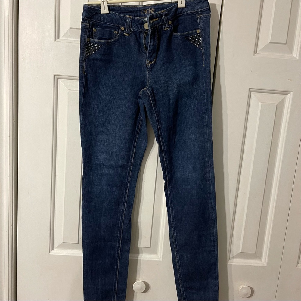 Cache Jeans With Studded Detail - Gem